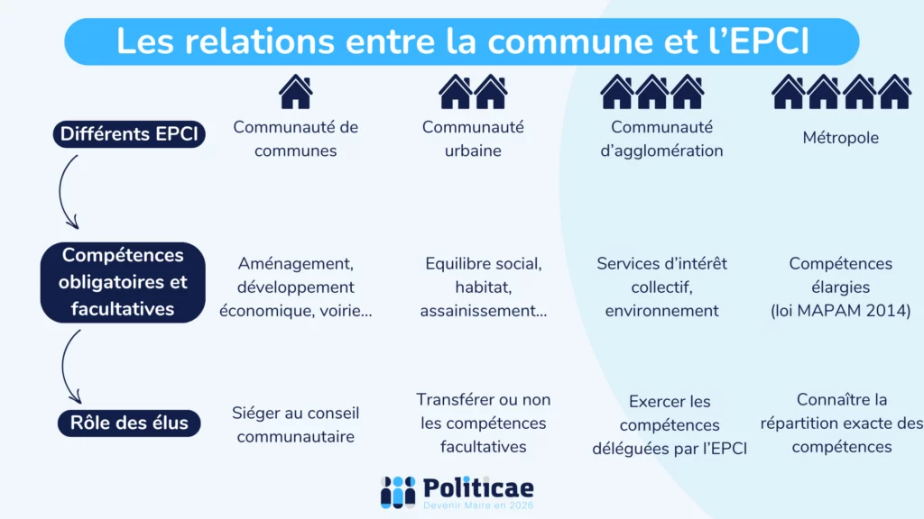 La répartition des compétences entre les communes et les EPCI